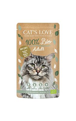 Hochwertiges Bio Katzenfutter Ente kaufen | CAT'S LOVE